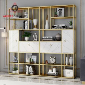 rak buku model rangka besi minimalis terbaru – MINIUTY FURNITURE