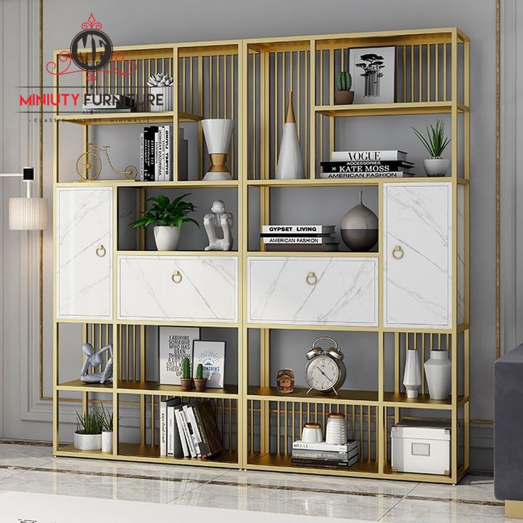 rak buku model rangka besi minimalis terbaru – MINIUTY FURNITURE